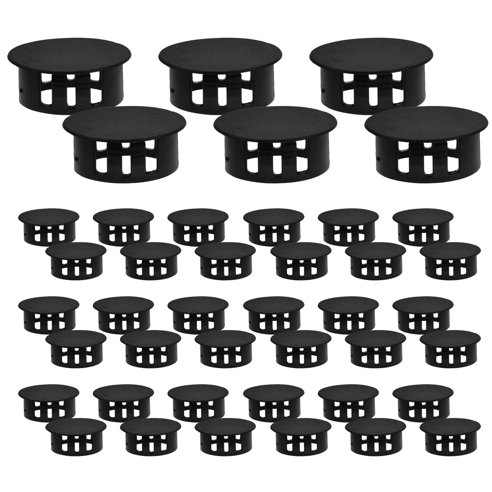 Worgeous 20pcs Nylon Hole Plugs Nylon Plastic Round Hole Plugs For ...