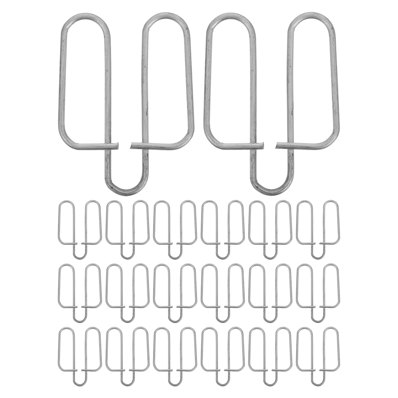 WHAMVOX 20pcs Feeder Box Fixing Clip for Cage Galvanized Feeder ...
