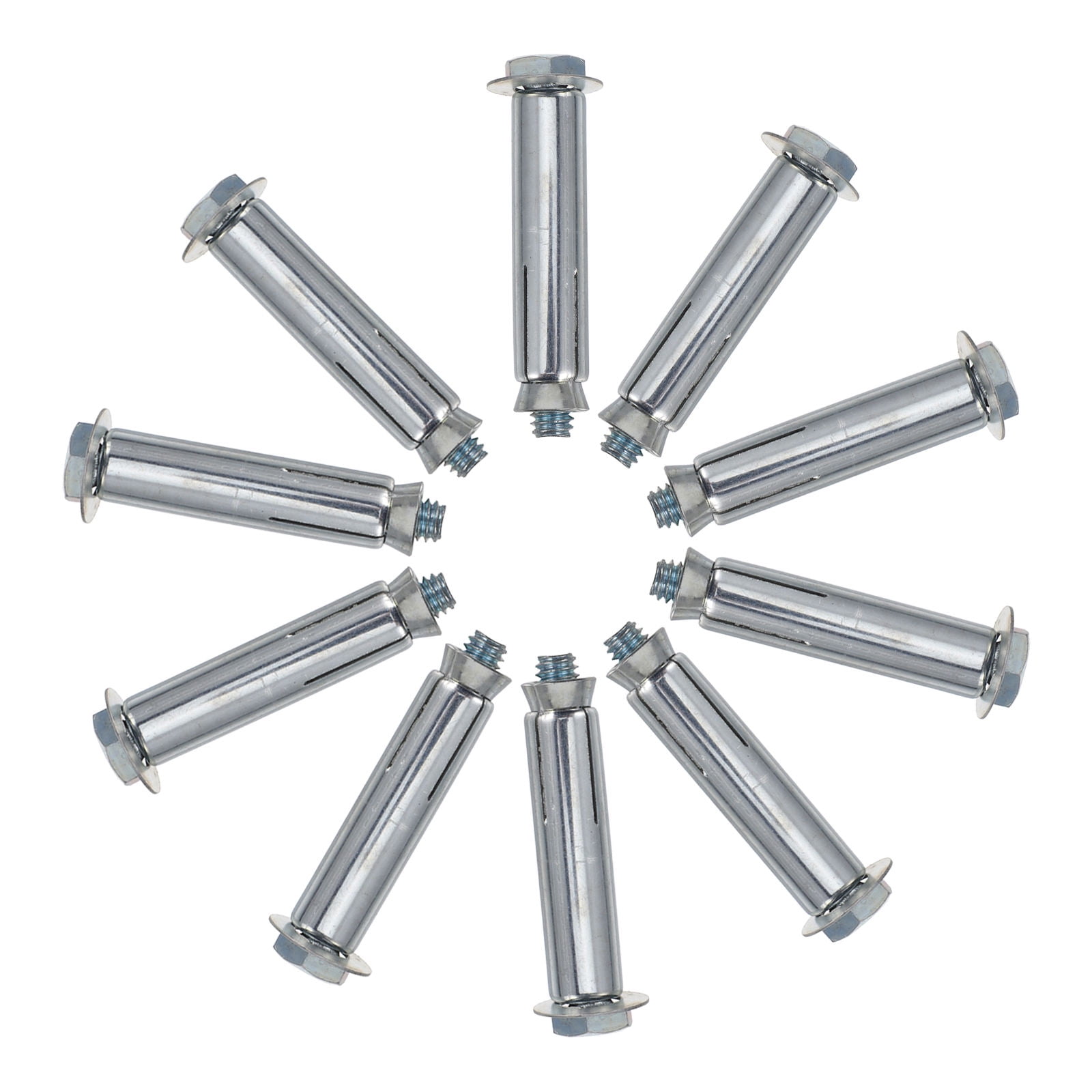 Worgeous 20pcs Screw Expansion Concrete Anchor Bolts Heavy Duty Wall ...