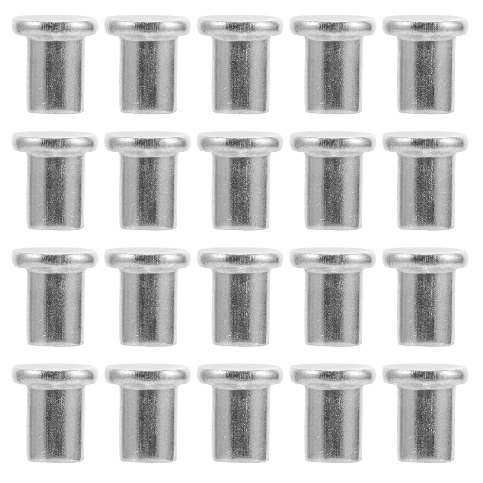 Worgeous 20pcs Sturdy Metal Rivets For Crafts Stainless Steel Flat Head ...