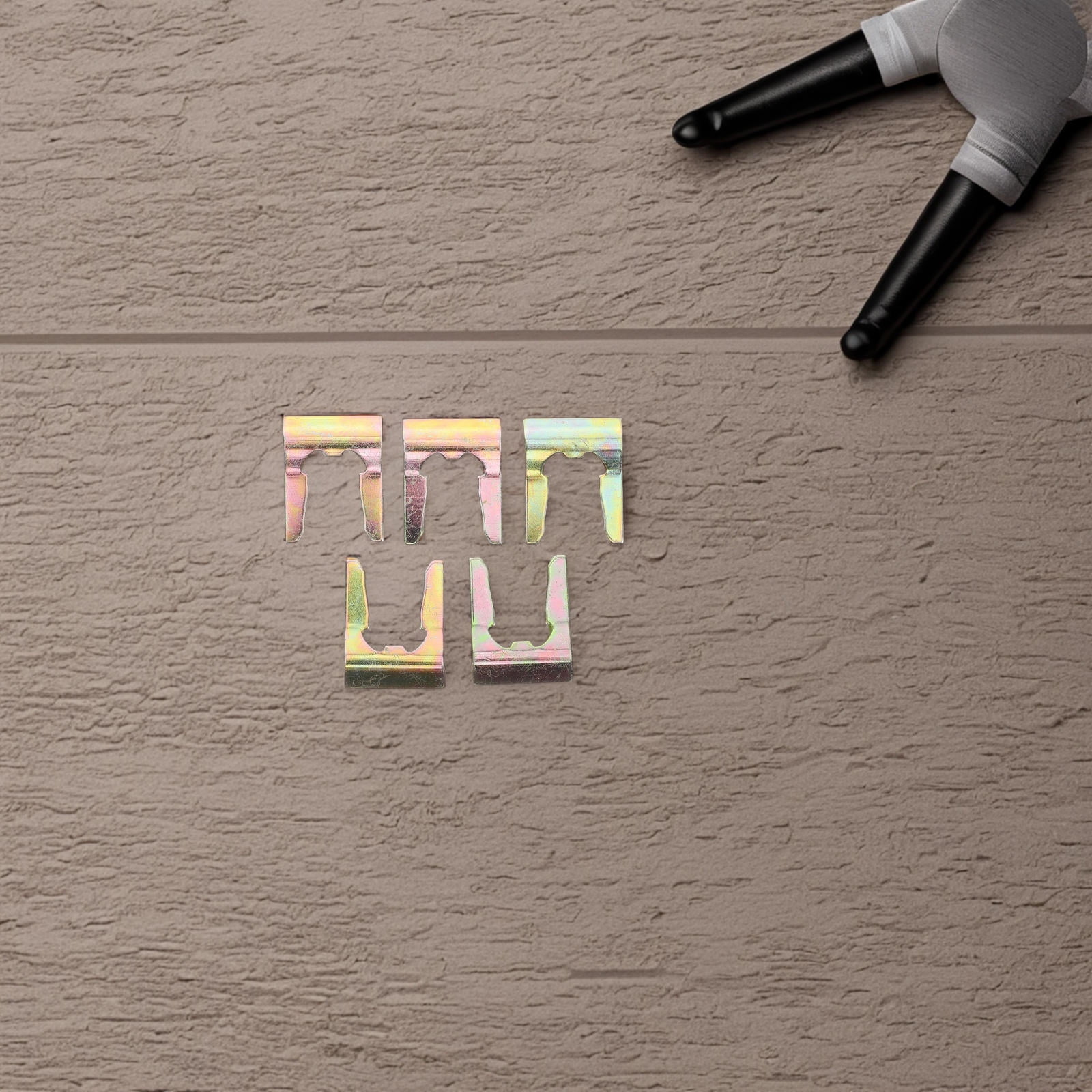 Worgeous 20pcs U-Shaped Universal Clip Brake Cable Retaining Clip Steel ...