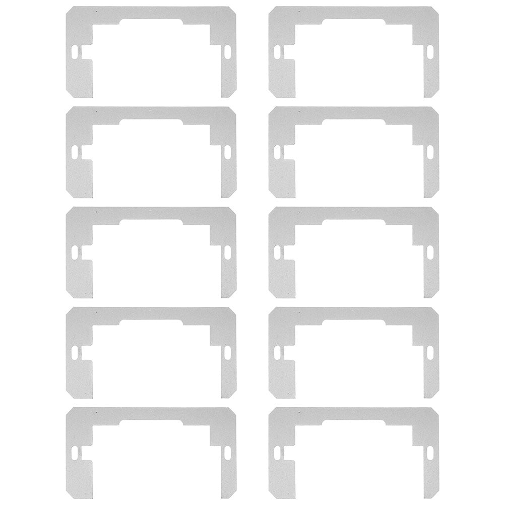 SEWCHICS Wall Plate Extender Rectangular Galvanized Steel 20pcs ...