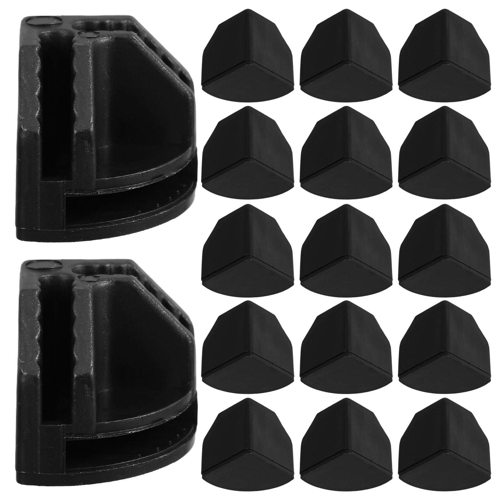 Worgeous 20pcs Wire Grid Corner Connector Plastic Grid Cage Fasteners ...