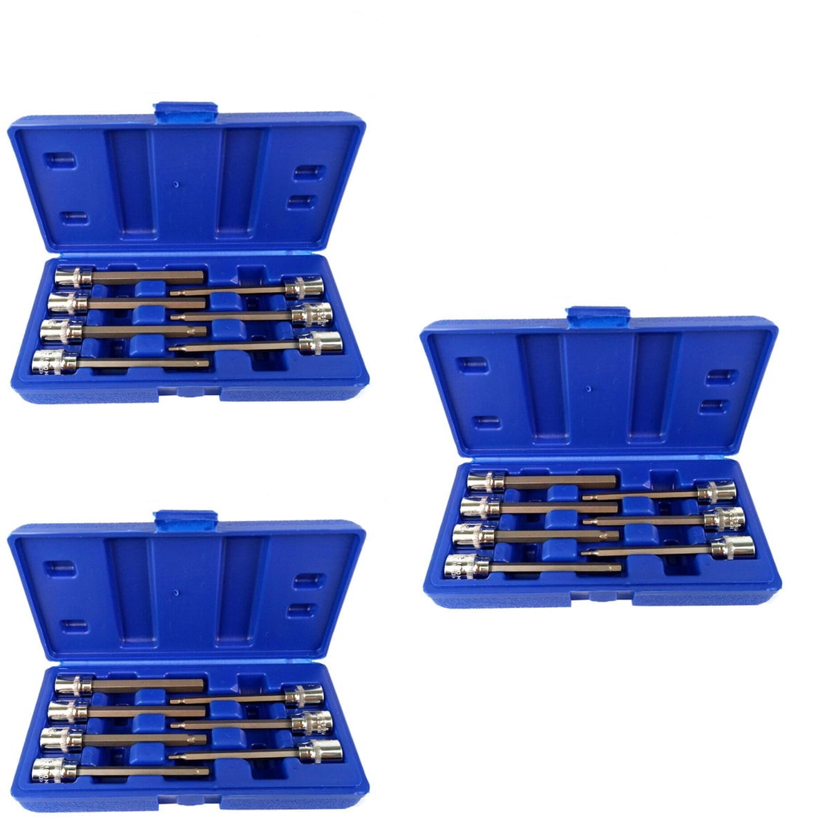 Worgeous 21 Pcs Extra Long Metric Bit Socket Set Vanadium Steel Sockets ...