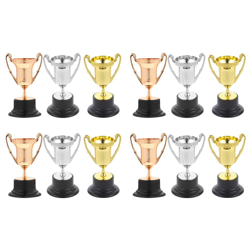 Worgeous Pcs Mini Award Trophies Kids Plastic Trophy Cups For Party ...