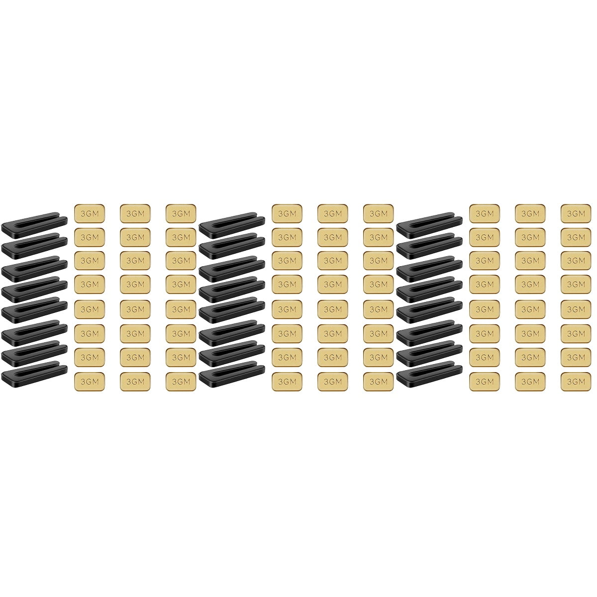 Worgeous 24 Sets Ceiling Fan Blades Balance Kits Fan Balancing Clips ...