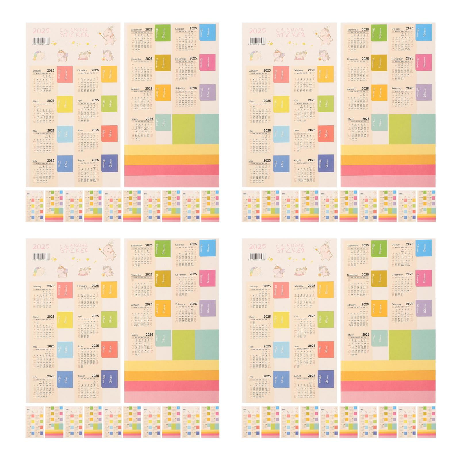 Worgeous Sets Of Schedule Stickers Calendar Stickers Adults Schedule ...