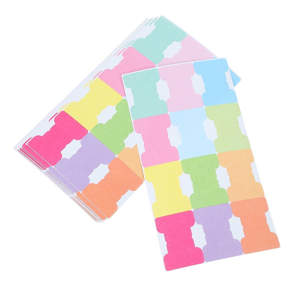 Worgeous 24 Sheets Blank Tabs Index Tabs Self Adhes Sticky Index Tabs ...