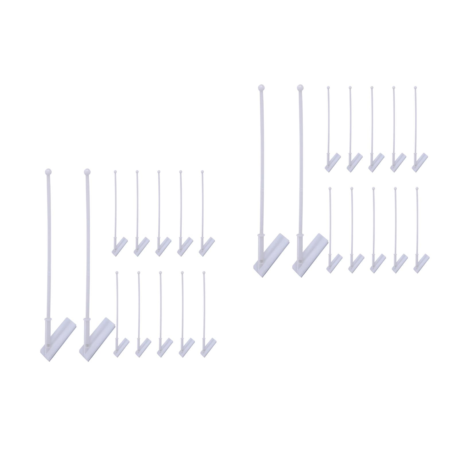 Worgeous 24 pcs Car Roof Flag Poles Heavy Duty Flag Pole Car Windows ...