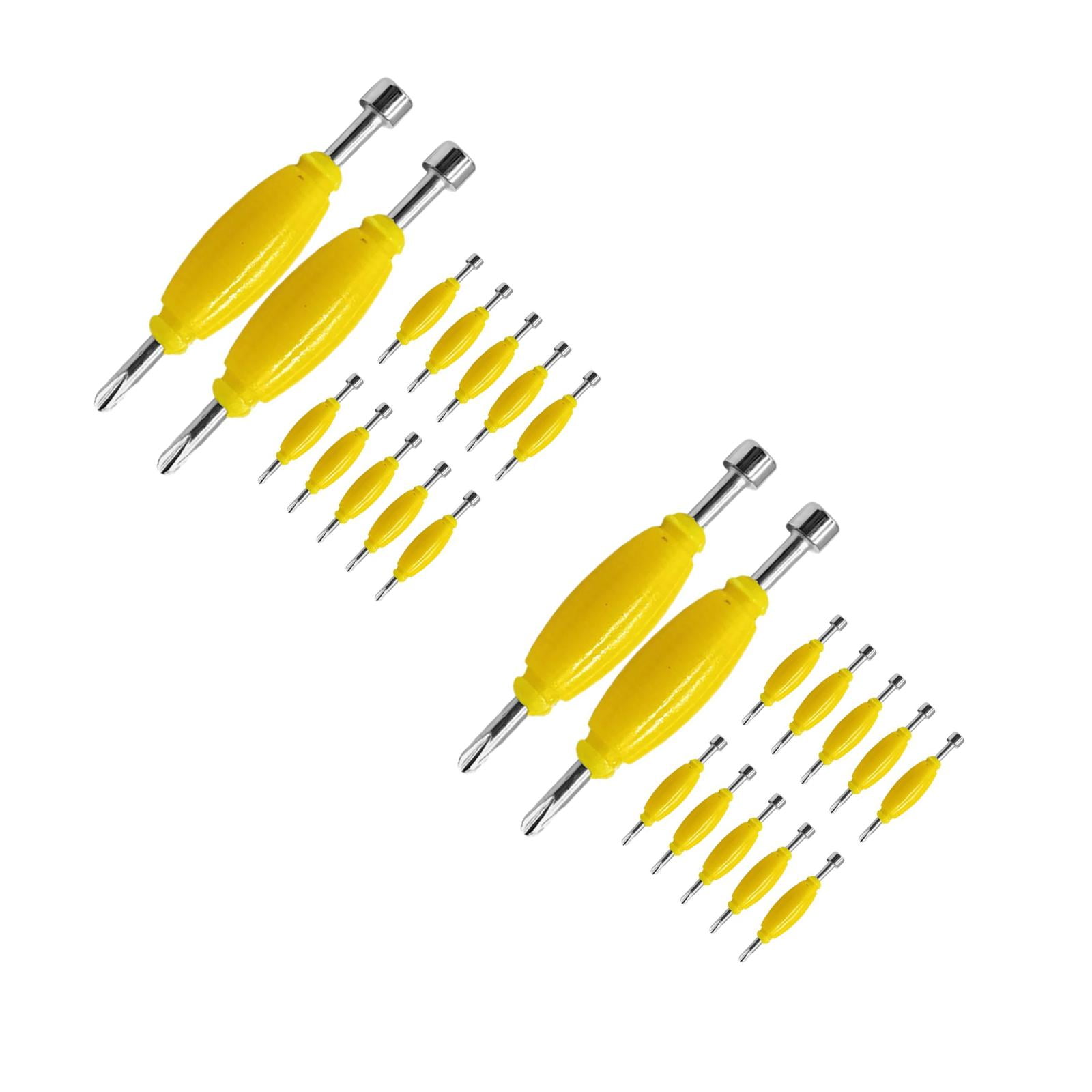 Worgeous 24 pcs Fingertip Board Screw Tool Screw Tool Dual Tips ...