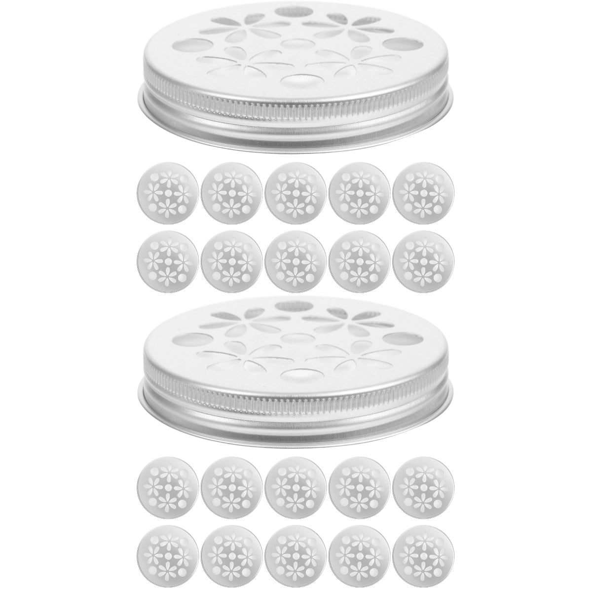 Worgeous pcs Flower Mason Jar Grids Flower Jar Lid Grids Floral ...