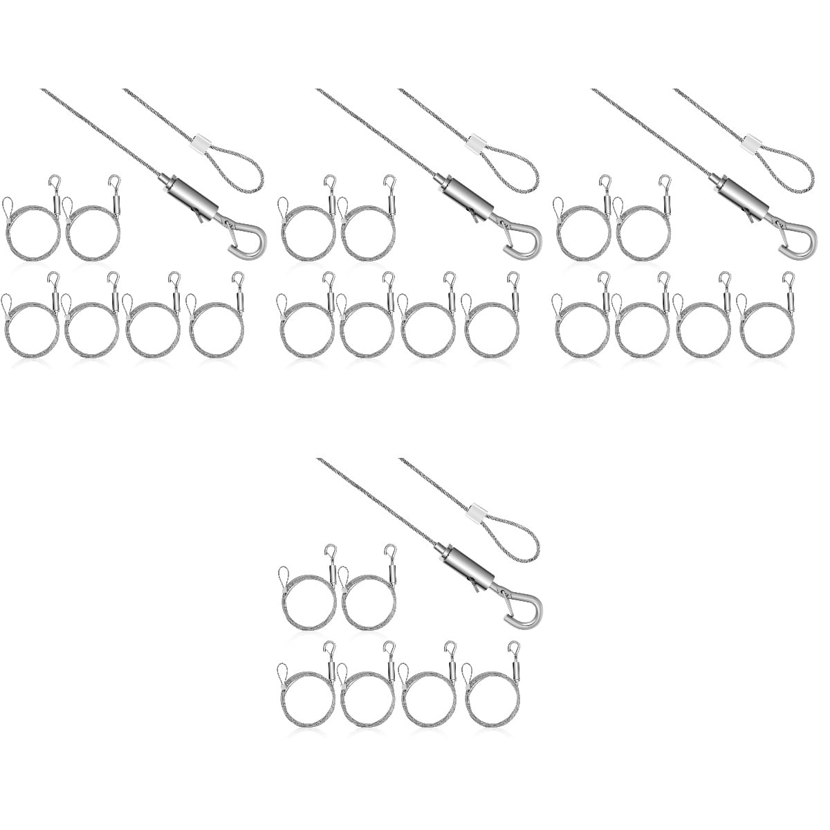 Worgeous 24 pcs Hanging Wire Picture Frame Hanging Cord Heavy Duty ...
