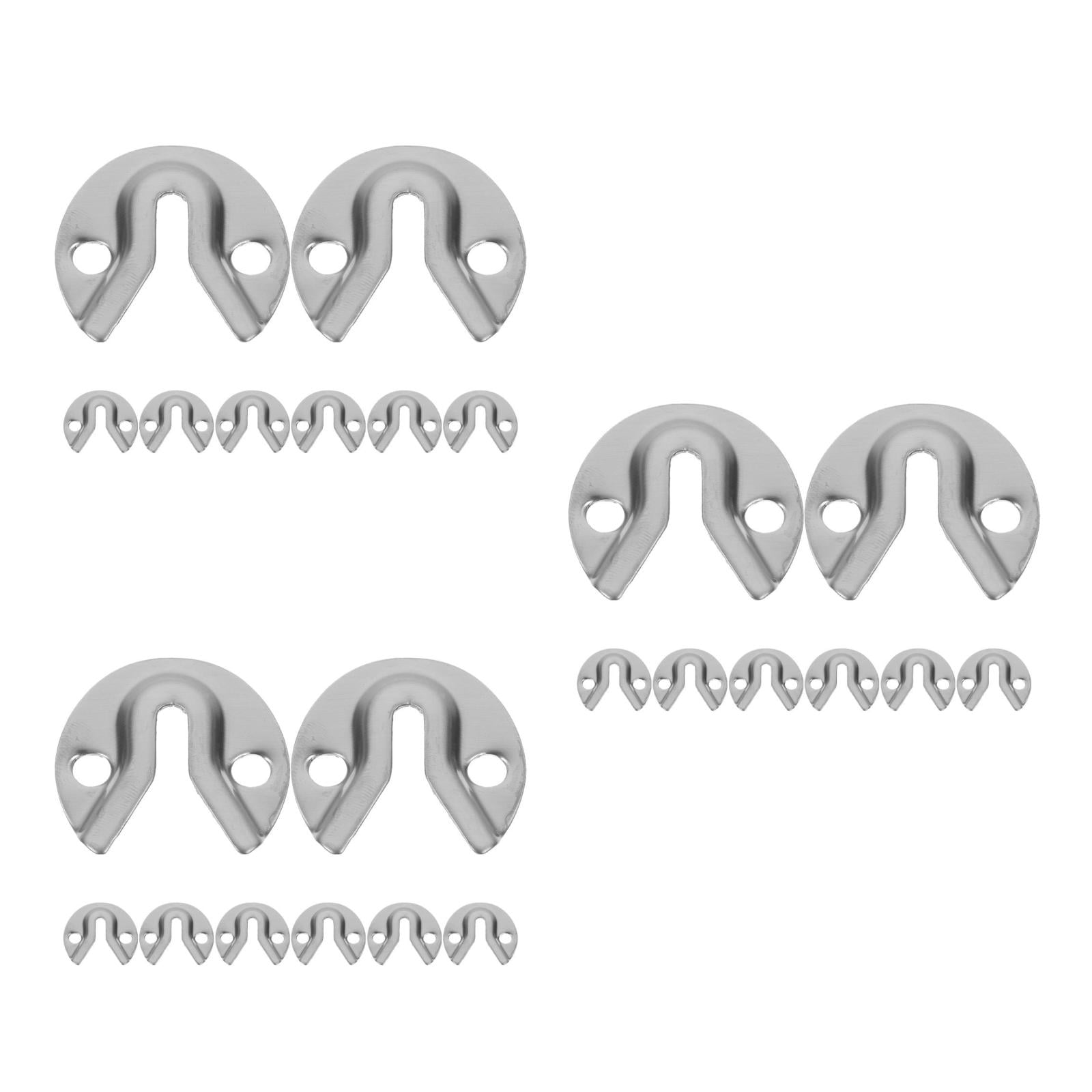 WHAMVOX Raindrops 24 pcs Heavy Duty Metal Keyhole Hanger Bracket for ...