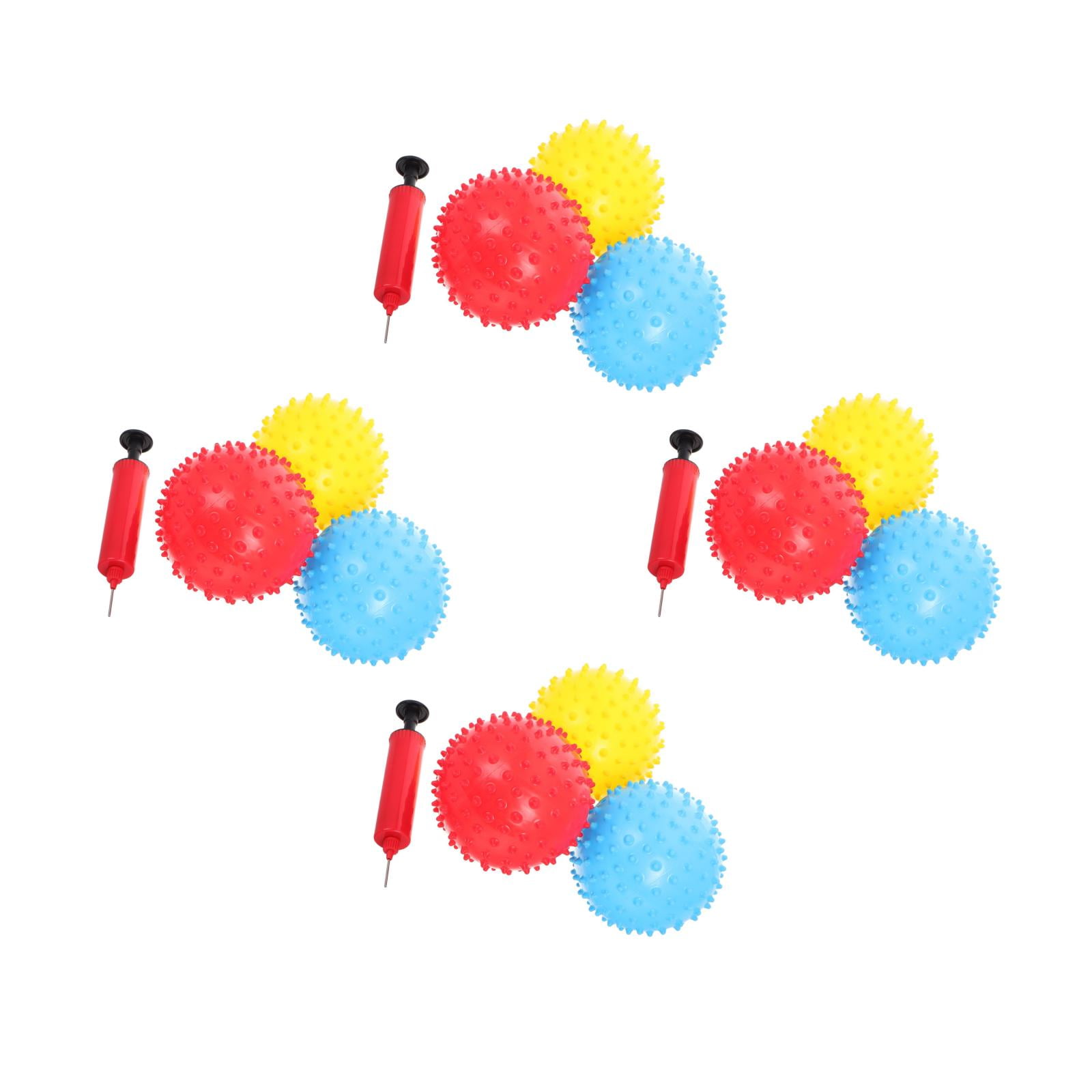 Worgeous 24 pcs Knobby Balls Inflatable Sensory Balls Fun Sensory Balls ...