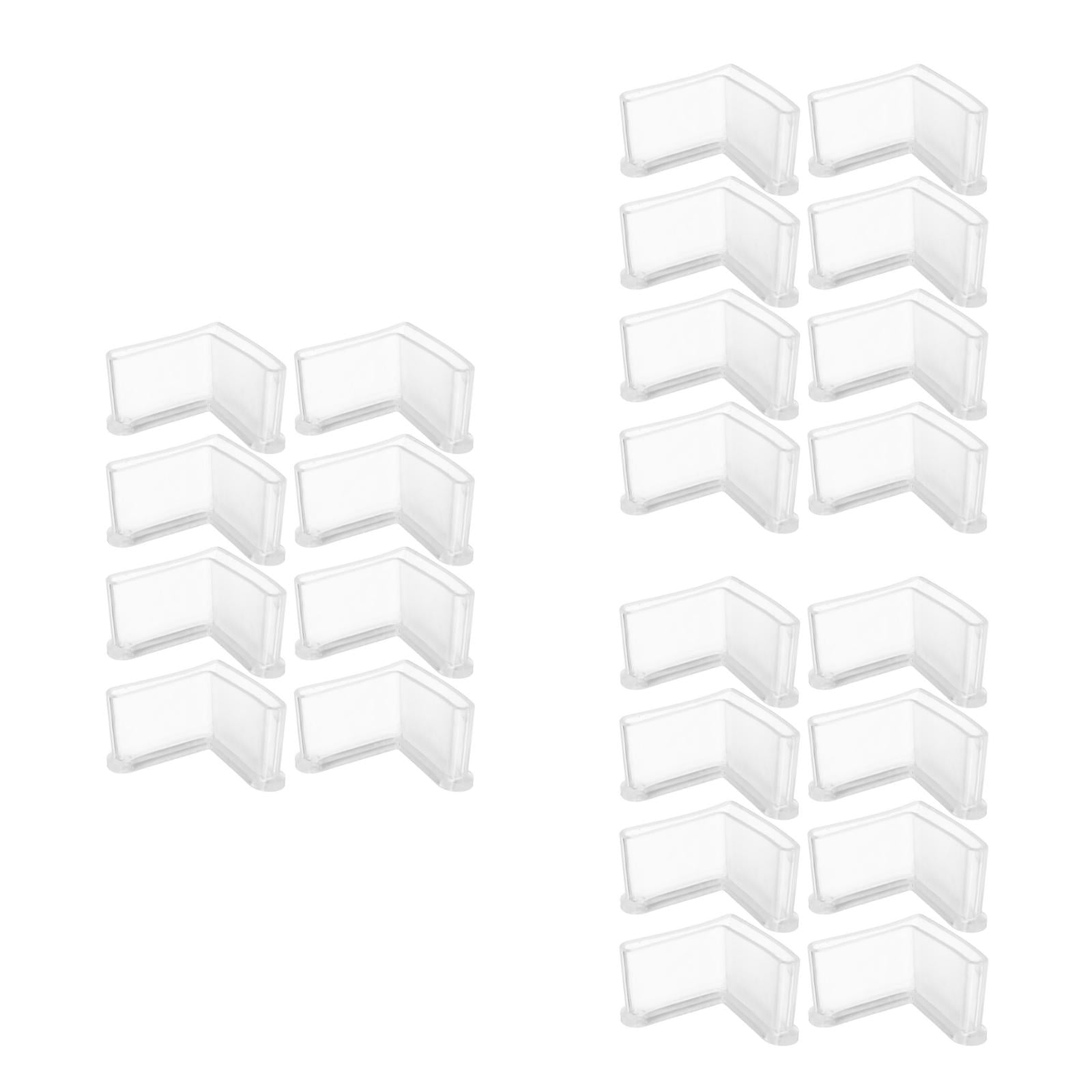 Worgeous 24 pcs L Shaped Rubber Angle Iron Caps Furniture Angle Iron ...