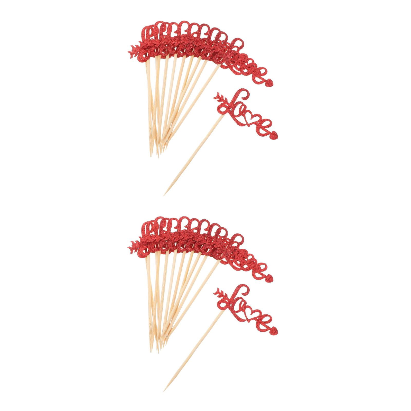 Worgeous pcs Love Theme Cake Toppers Bridal Shower Cake Toppers ...