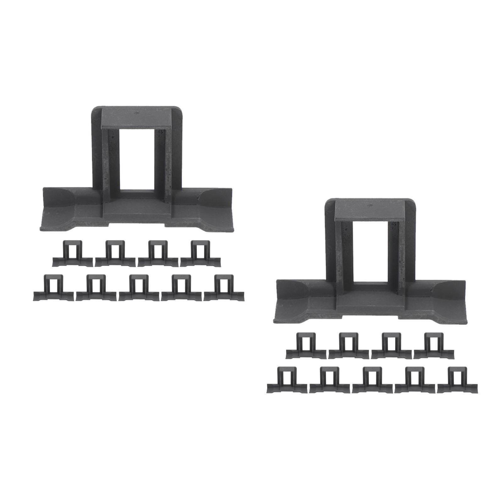WHAMVOX Hemoton 24 pcs Solar Panel Water Guide Clips for Photovoltaic ...