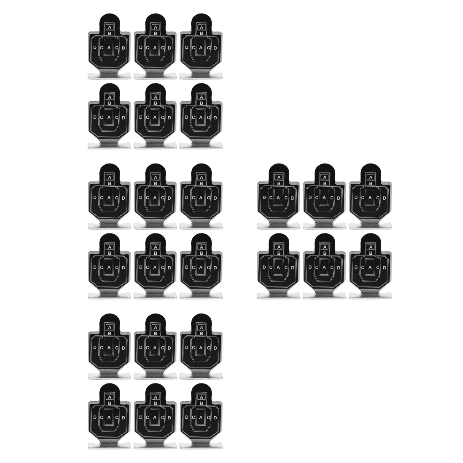 Worgeous 24 pcs Practice Accessory Splatter Targets Metal Target Stand ...