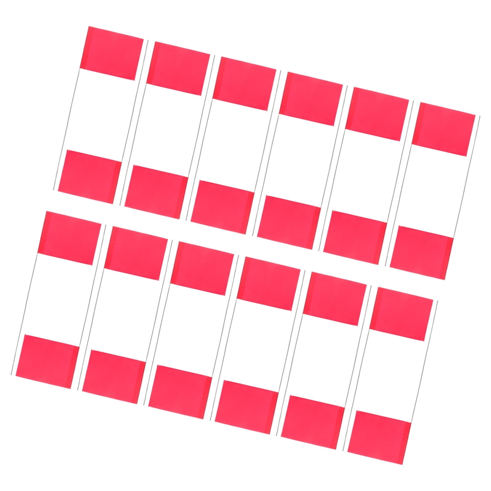 Worgeous 24pcs Industrial Underground Utilities Marking Flags with ...