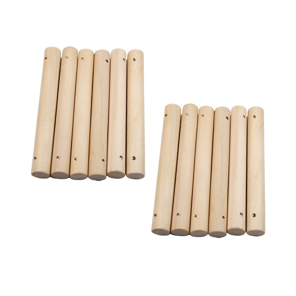 Worgeous Wooden Craft Sticks with 3MM Hole for DIY Art Projects and Pet ...
