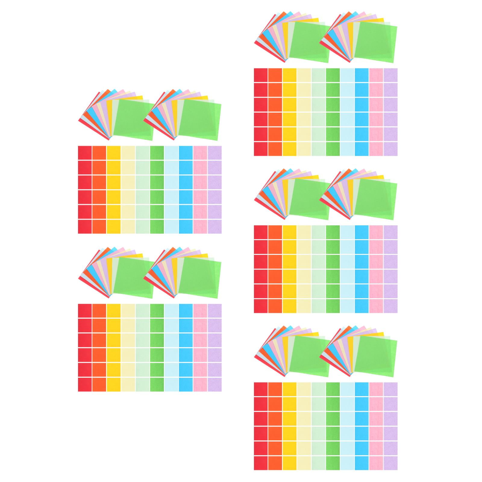 Worgeous 2500 Sheets Multicolor Handmade Origami Paper Sheets 10 CM ...