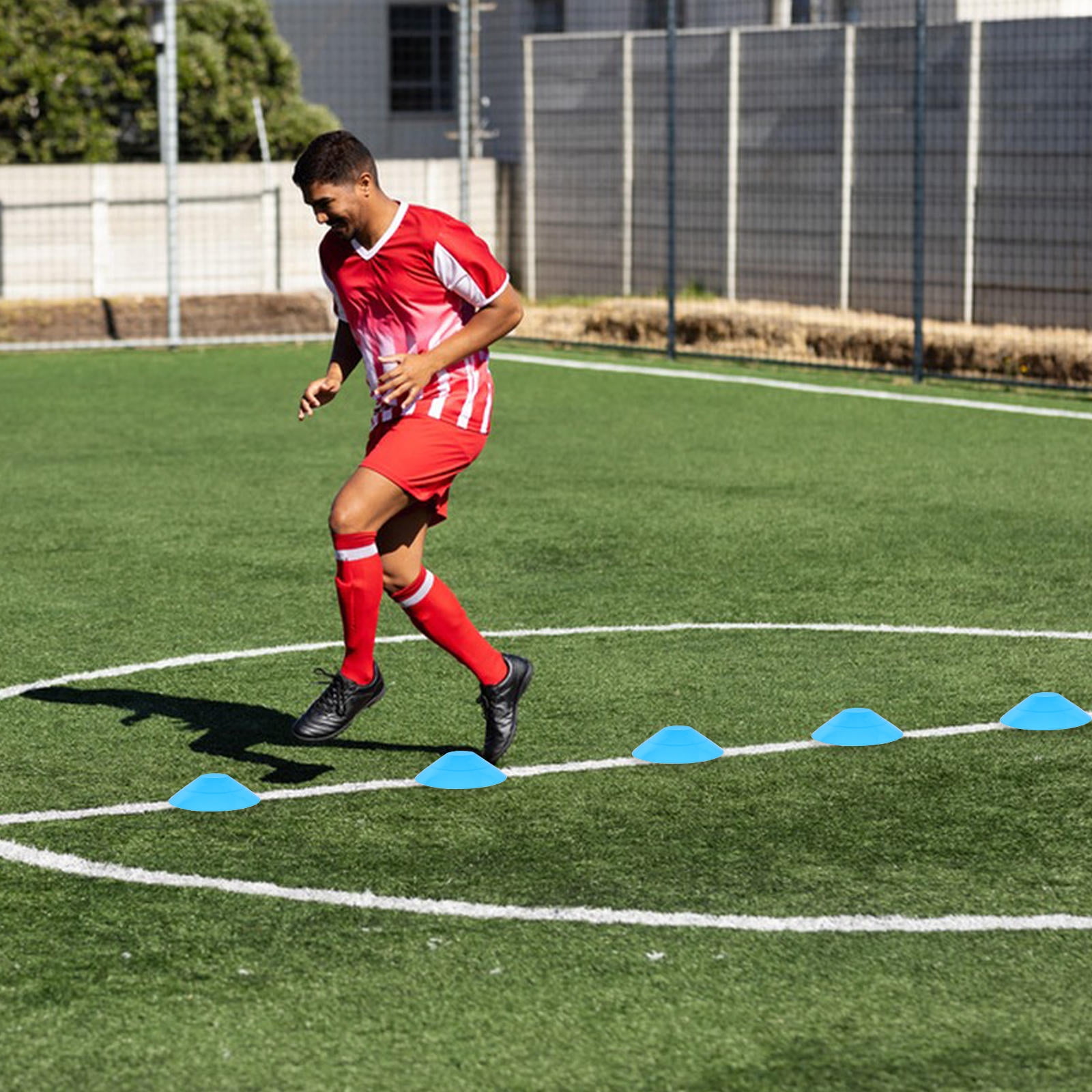 Worgeous 25pcs Disc Soccer Sport Cones Training Field Marker Agility ...