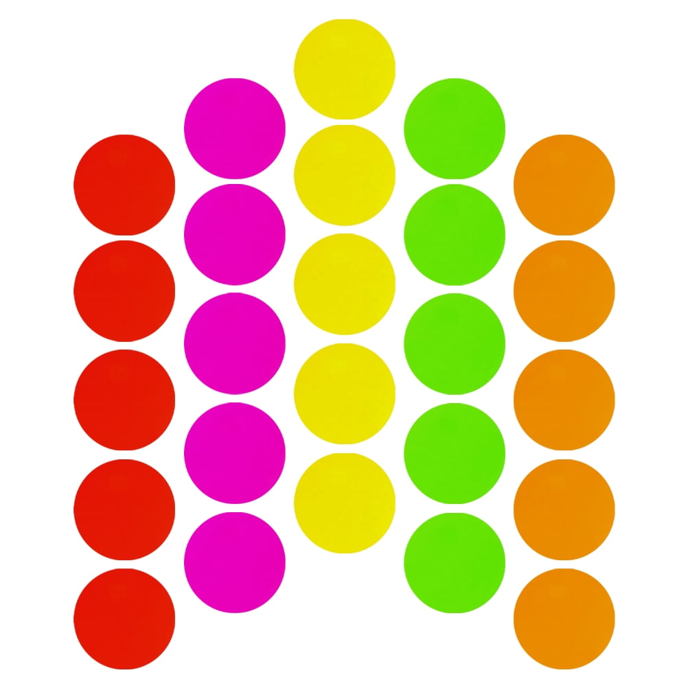 Worgeous 25pcs Neon Cardstock For Glow In The Dark Party Decorations ...