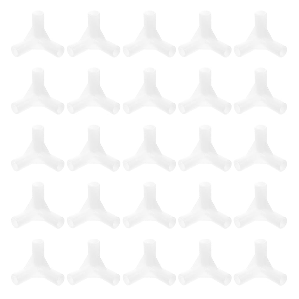 Worgeous 25pcs Plastic Tent Pole Connectors Canopy Tent Coupling ...