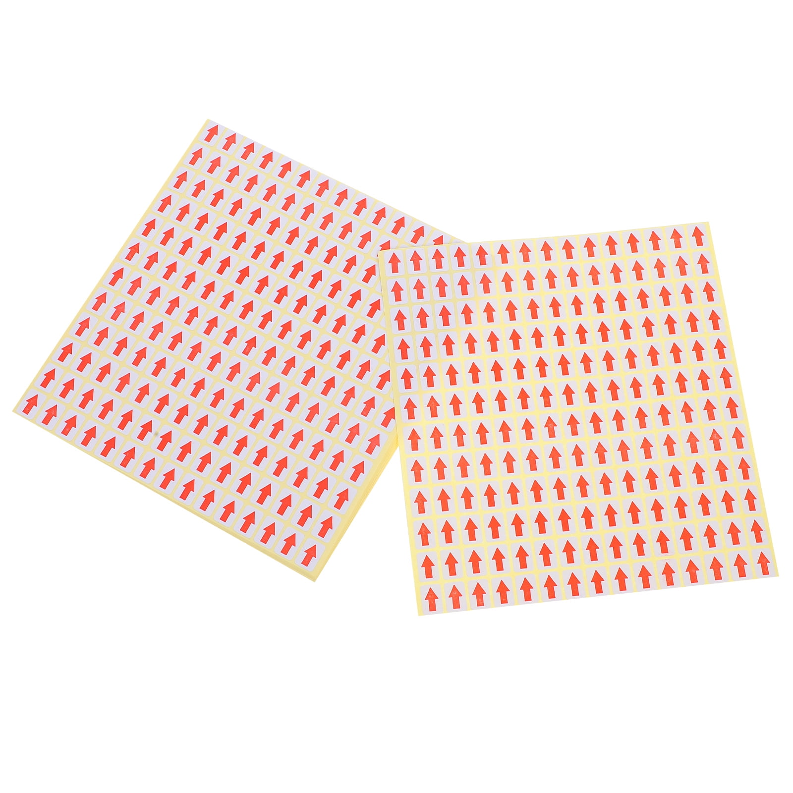 Worgeous 2700 Pcs Small Red Arrow Stickers Self Adhesive Unqualified ...