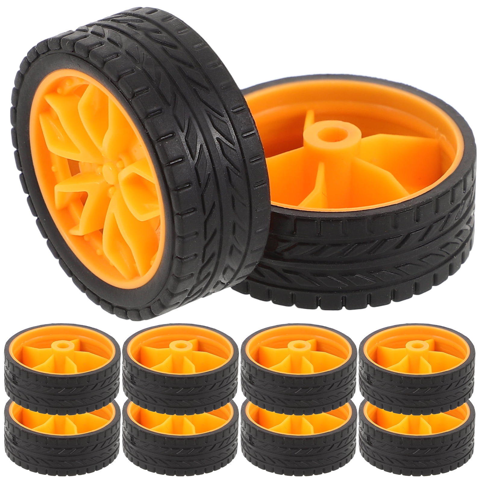Worgeous 28pcs Toy Wheels Toy Car Wheels Replacement Car Wheels DIY Car ...