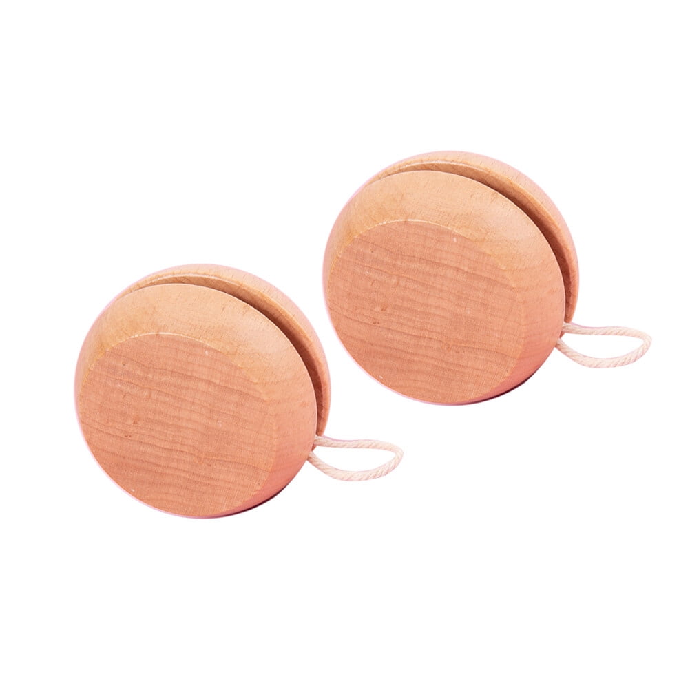 Worgeous 2PCS Wooden Yo-yo Toys Adorable Animal Yo-yo Toys Colorful ...