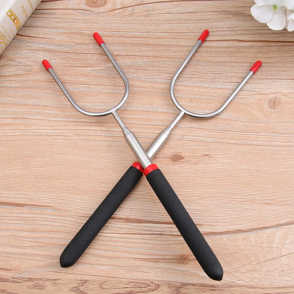 Worgeous 2Pack Barbecue Fork Bbq Metal Grill Stick for Family Barbecue ...