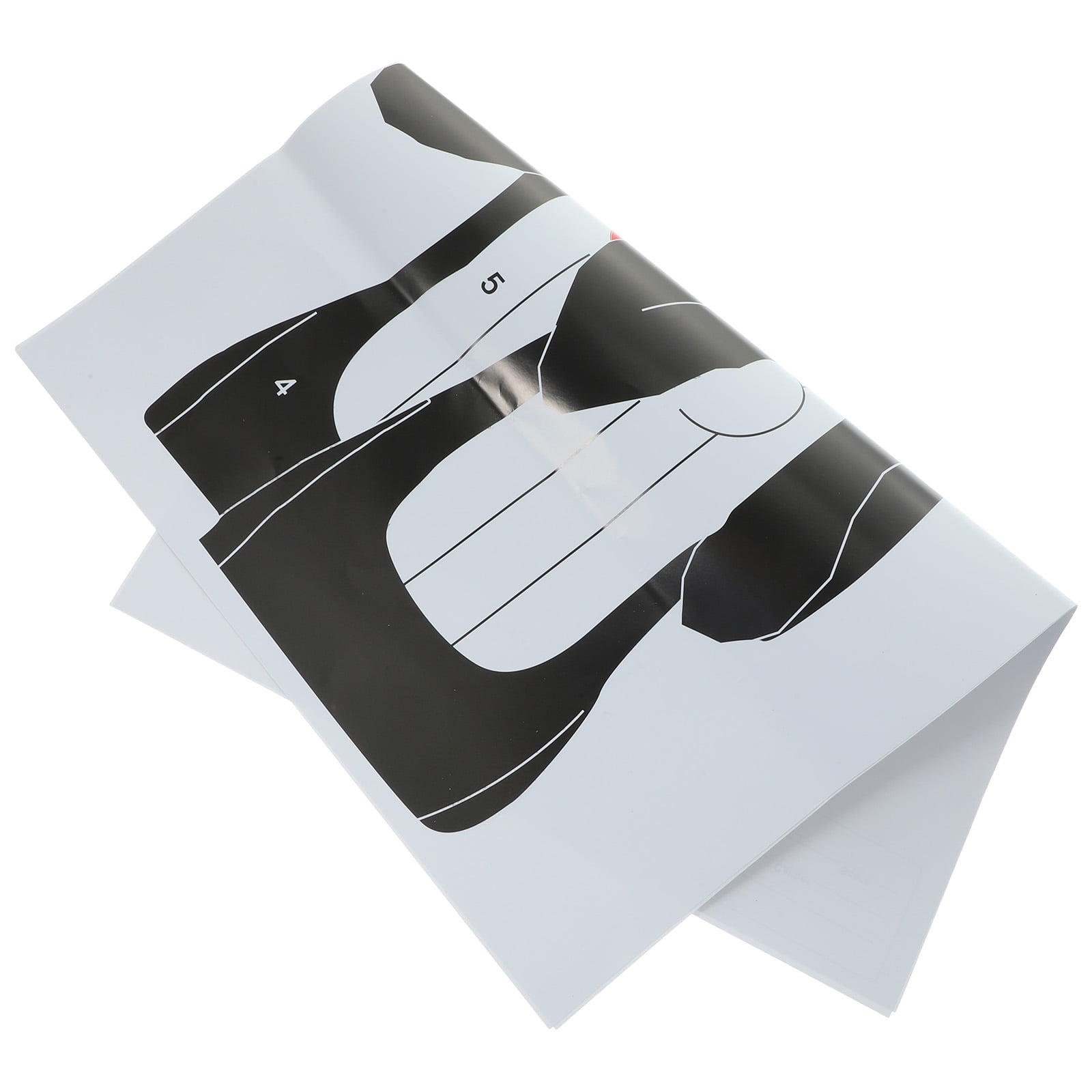 Worgeous 2Pack Reusable Adhesive Target Stickers Paper Targets for ...