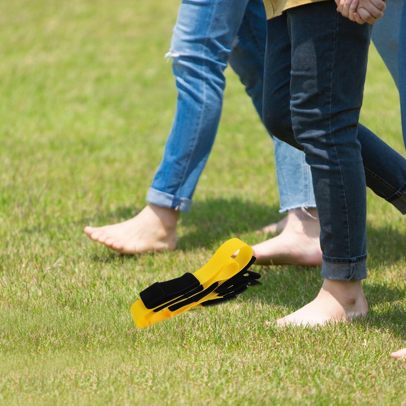Worgeous 2Pcs 4 Legged Race Bands Outdoor Game for Kids Adults Relay ...