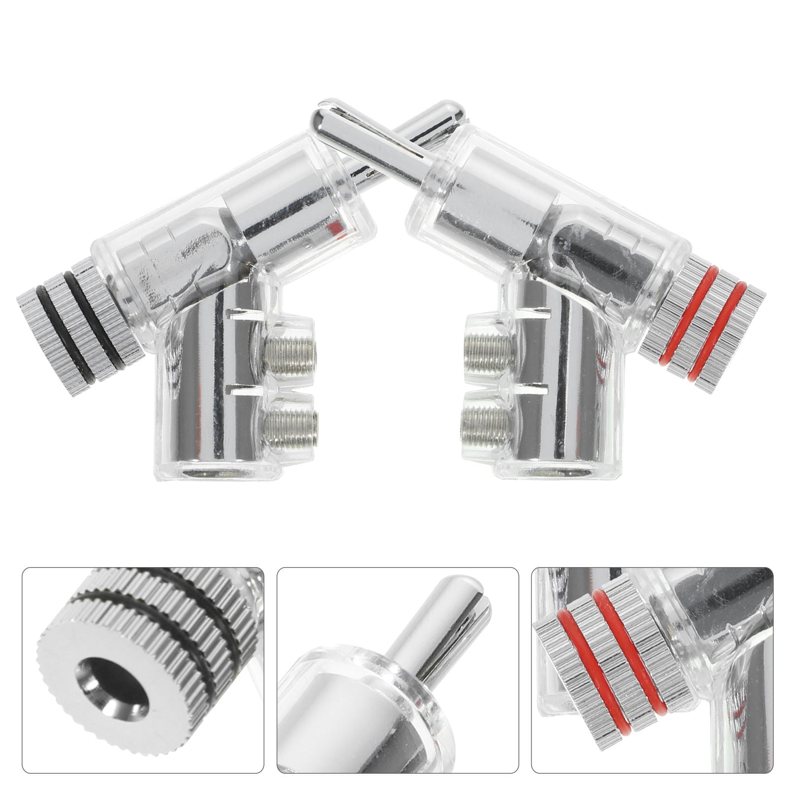 Worgeous 2Pcs ABS Banana Plug for Audio Receiver and 45 Degree Angled ...