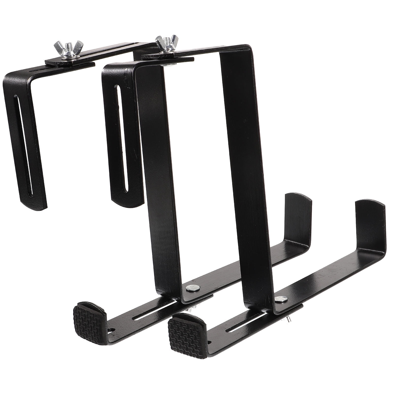 Worgeous 2Pcs Balcony Planter Hanger Metal Hanging Planter Bracket Iron ...