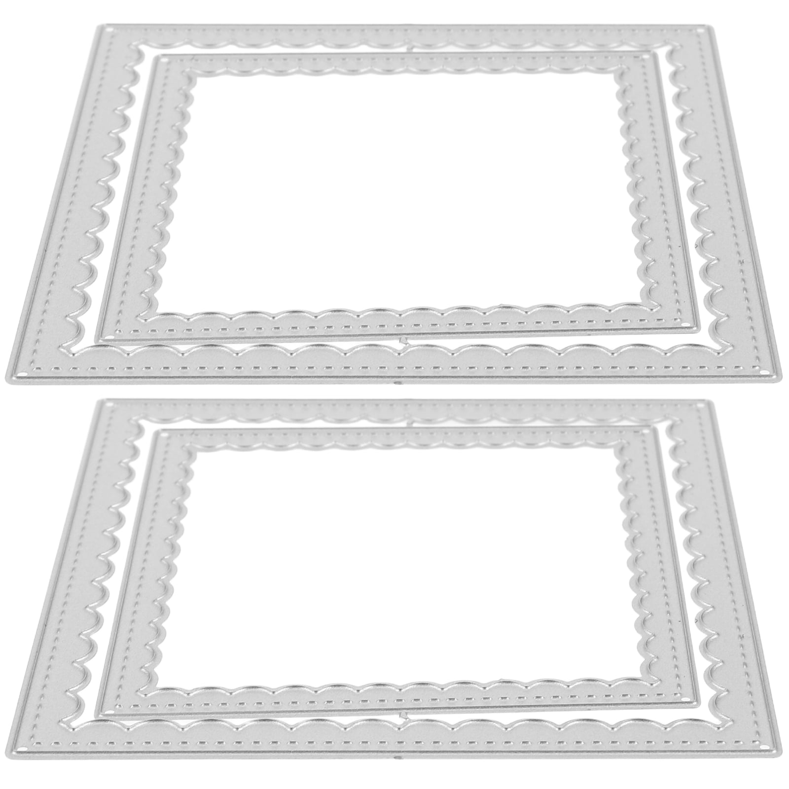 Worgeous 2Pcs Bump Embossing Dies Plastic DIY Template Handmade Art ...