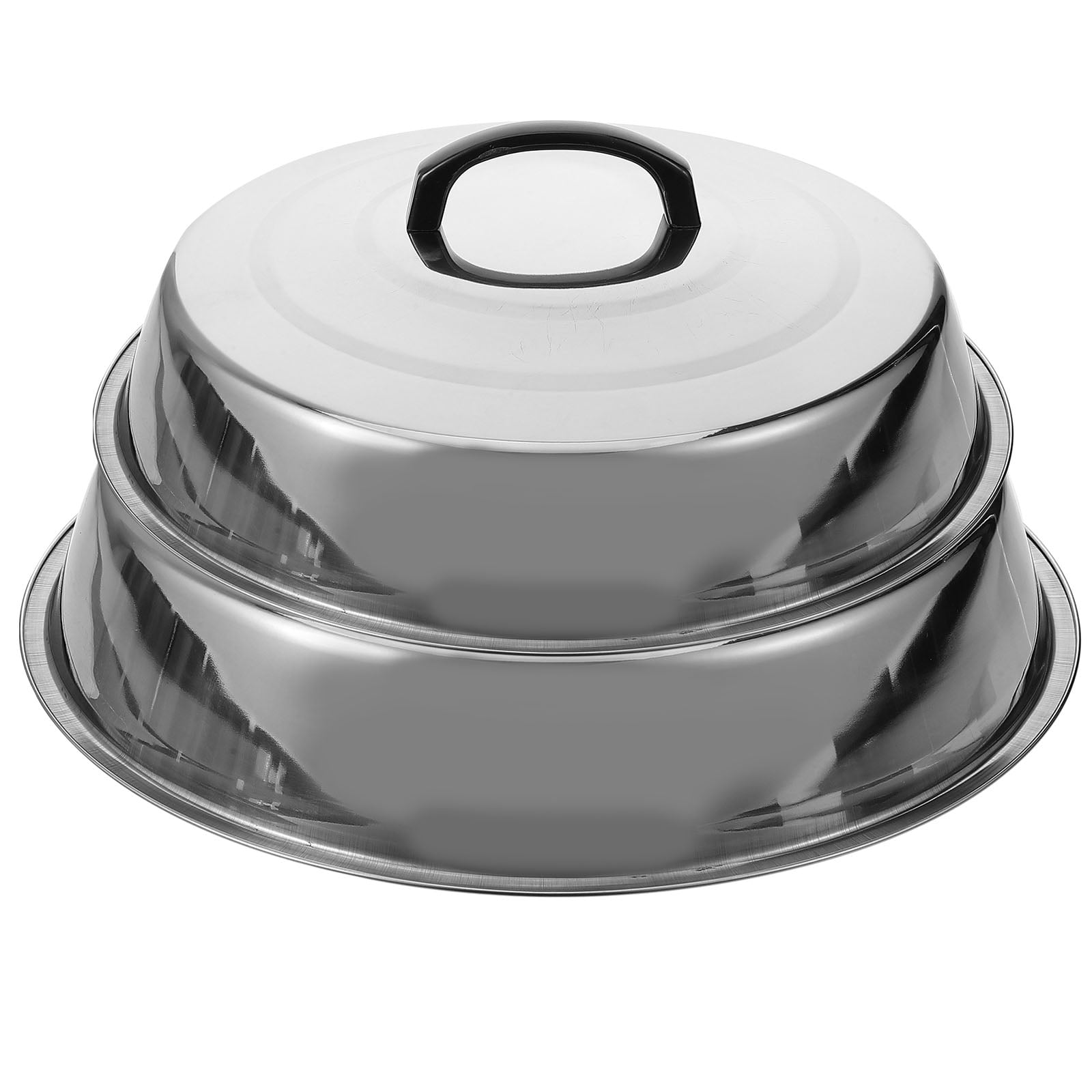 Worgeous 2Pcs Cheese Melting Dome Basting Cover Stainless Steel Round ...