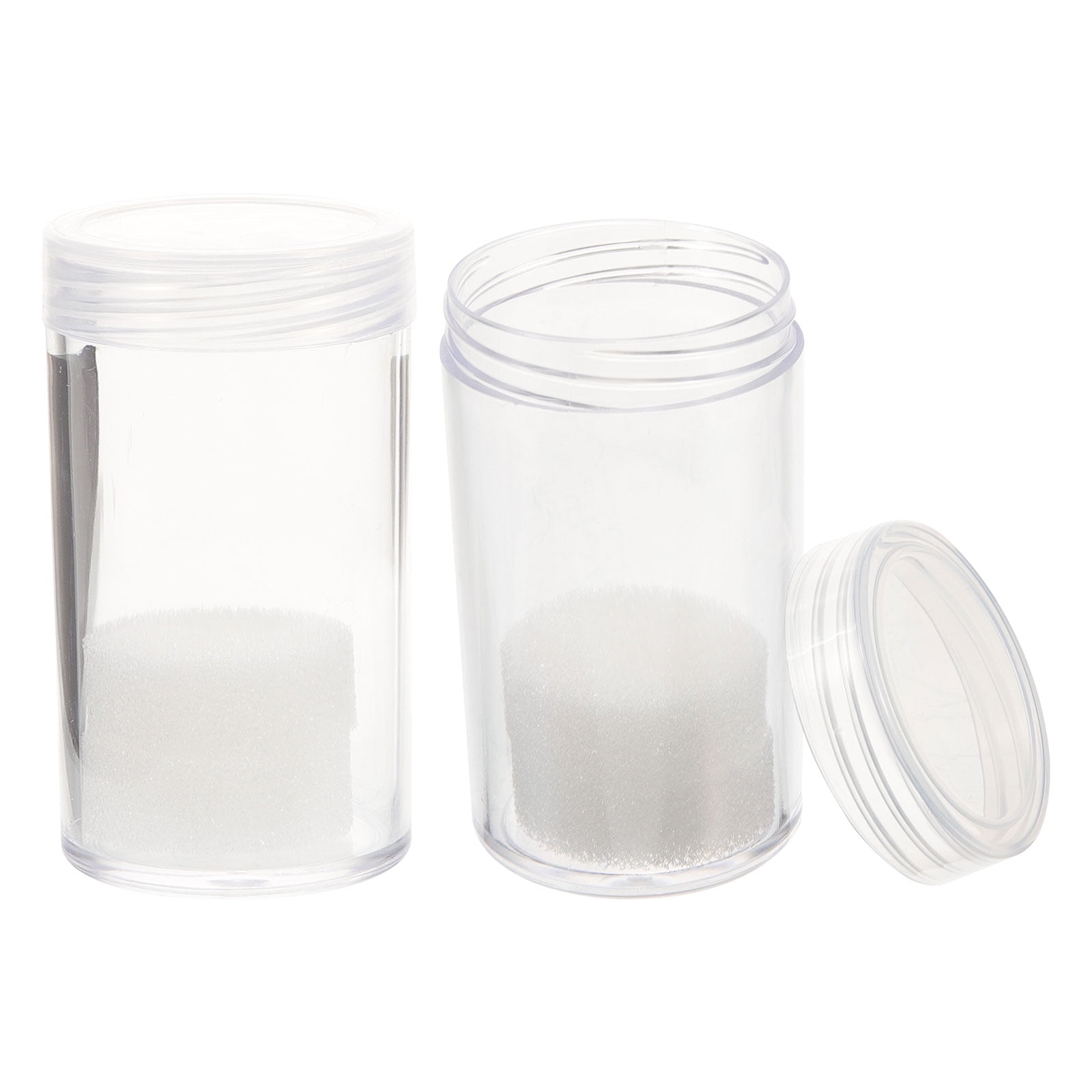 Worgeous Coin Storage Tubes Plastic Coin Holders 2Pcs 2.36X1.18X1.18in ...