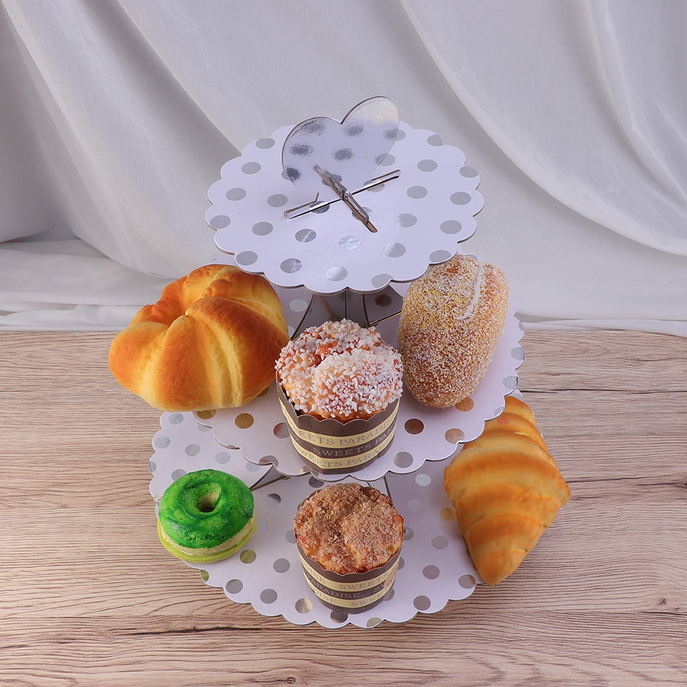 Worgeous Paper Cupcake Rack Cake Display Stands 2Pcs for Party and Food ...
