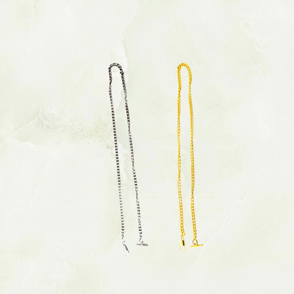 2Pcs Metal Jeans Chains for Watch Holder Belt and Pocket Decoration ...