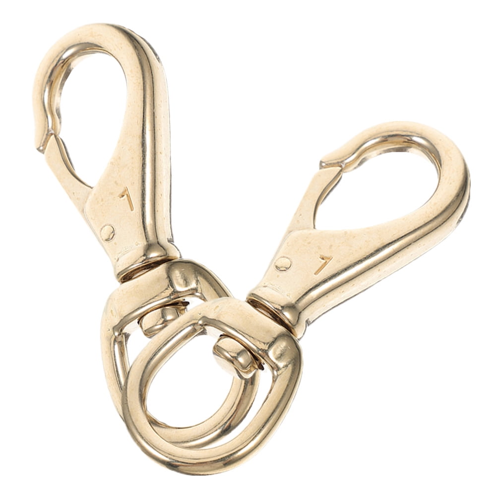 Worgeous 2Pcs Heavy Duty Brass Swivel Hook Clip For Large Dog Harnesses ...