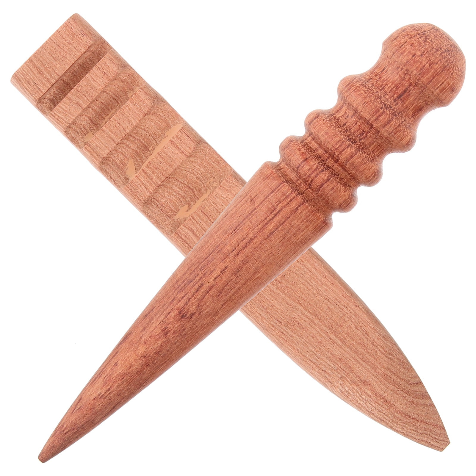Worgeous 2Pcs Leather Burnisher Craft Edge Burnisher Wooden Burnishing ...