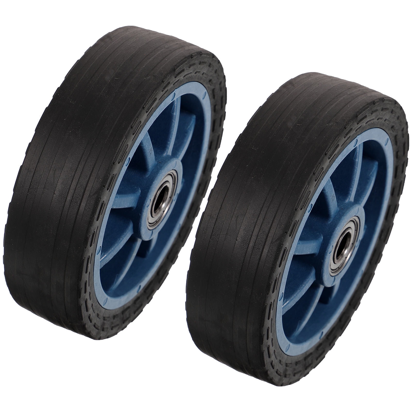 Worgeous 2Pcs Luggage Cart Caster Wheels Shopping Cart Casters Trolley ...