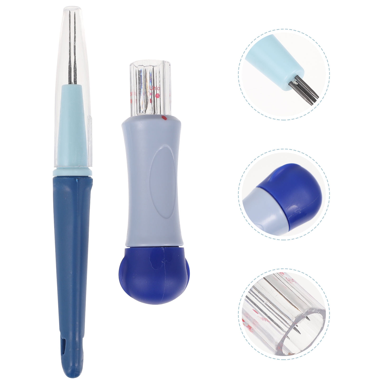 Worgeous 2Pcs Punching Needles Assorted Color For Embroidery And Sewing ...