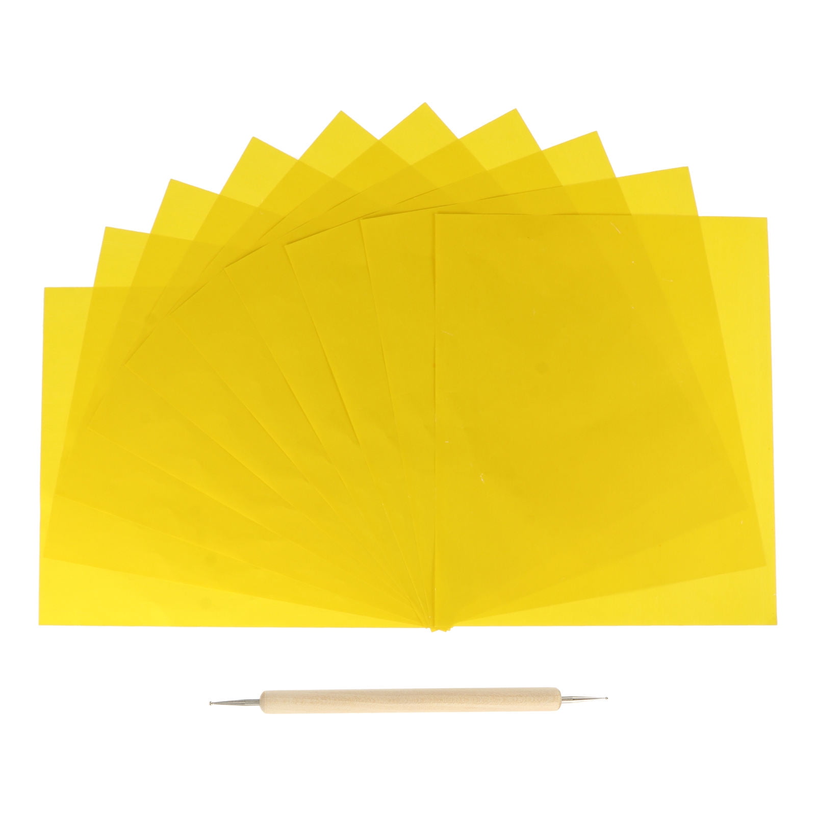 Worgeous 2Pcs Water Soluble Tracing Paper for Hand Painting and Leather ...