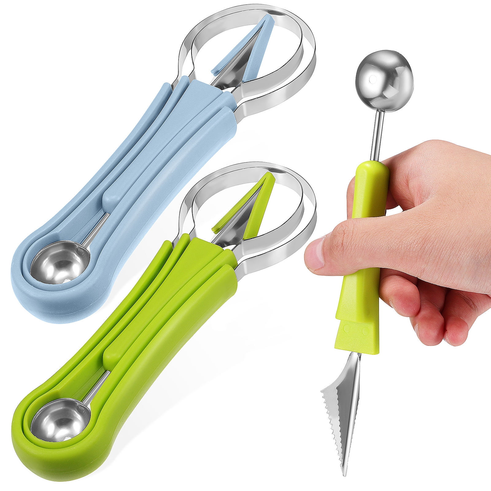 Worgeous Fruit Tool Set 430 Stainless Steel 2 Set -in-1 for Home Users ...