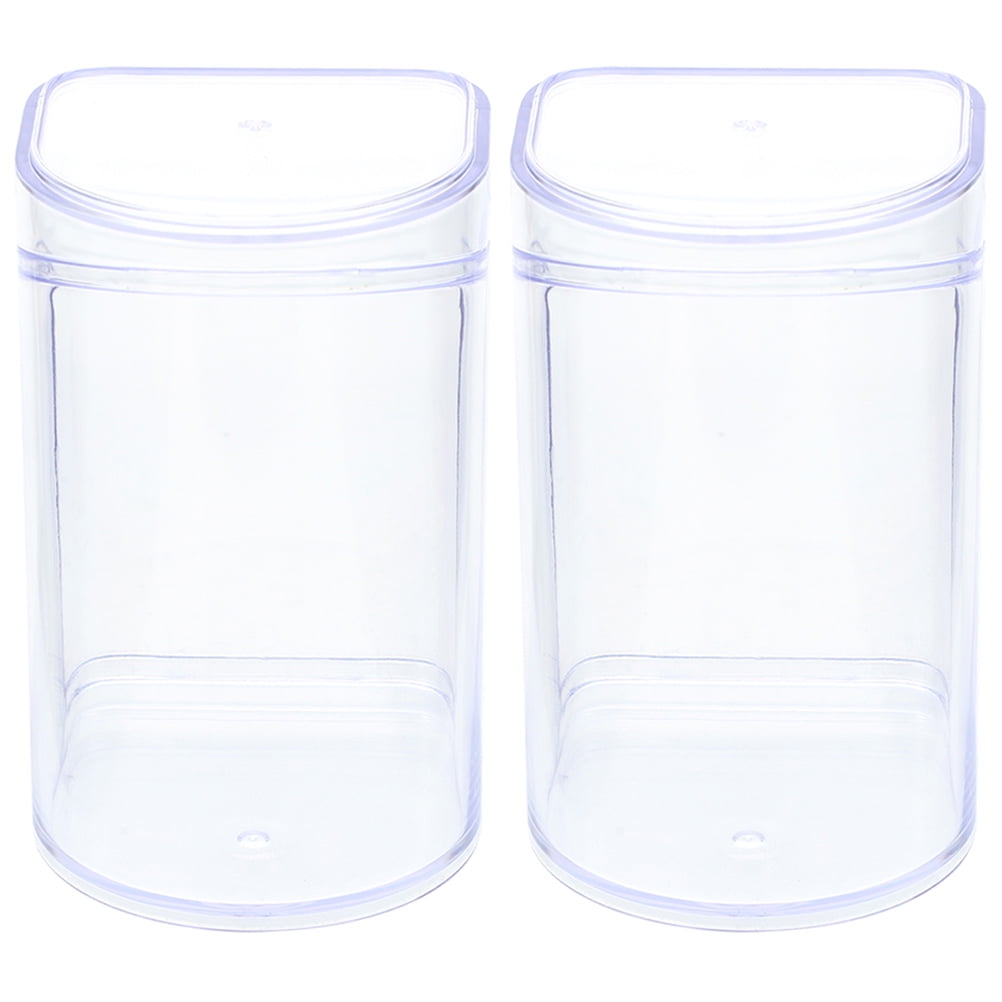 Worgeous 2Set Square Transparent Figurine Display Case for Dolls and ...