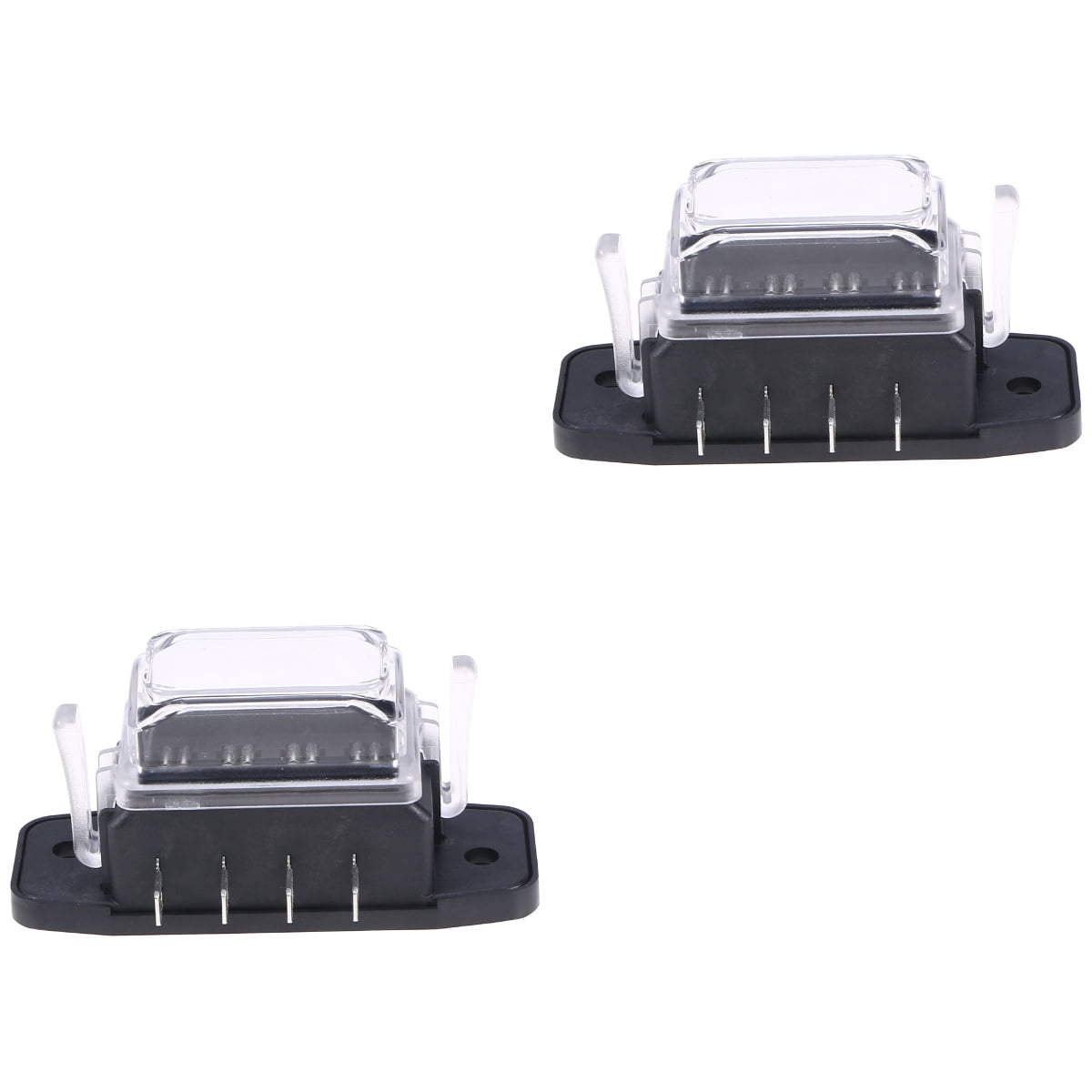 Worgeous 2pcs 201-04MT Universal Multi-way Fuse Box Block Fuse Holder ...