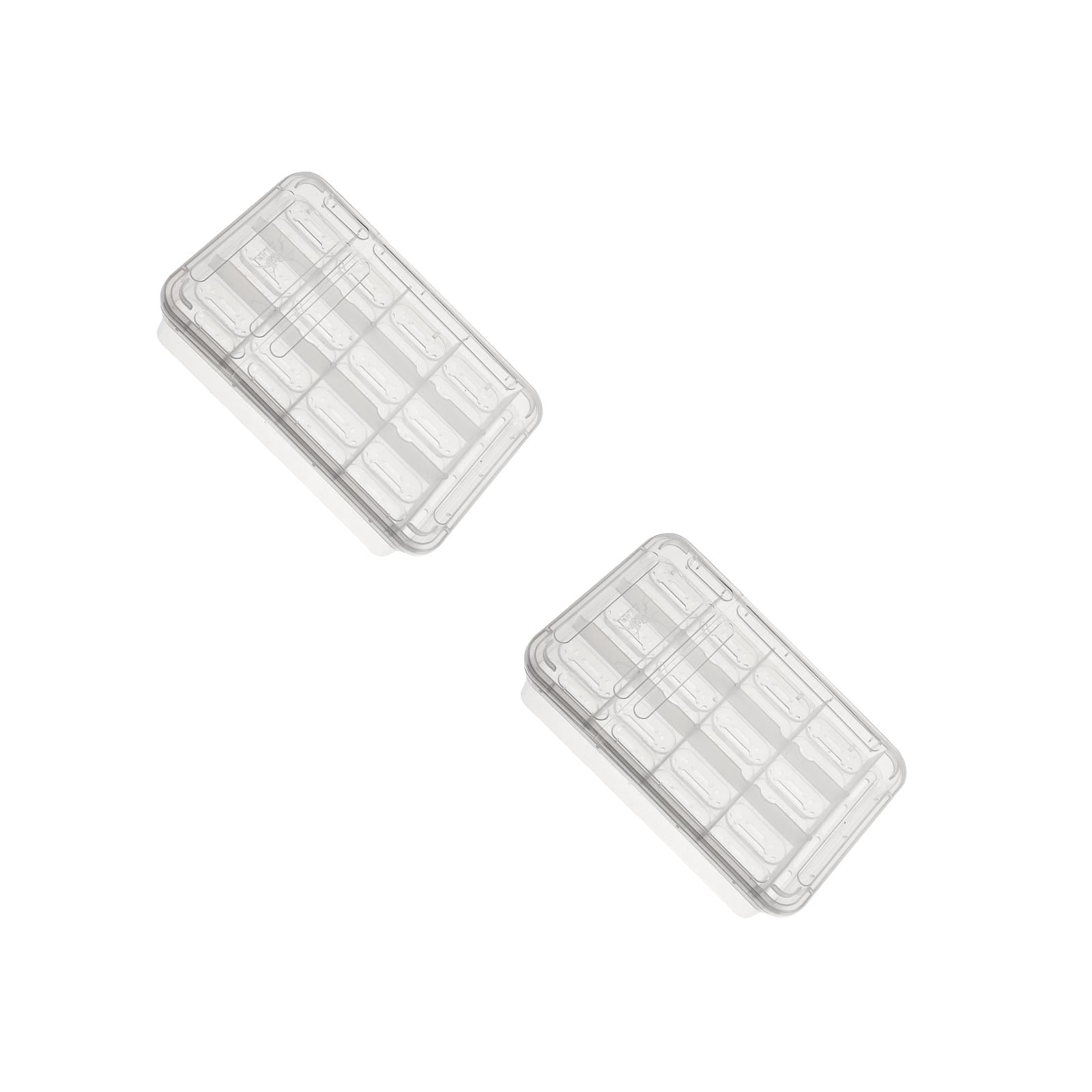 Worgeous 2pcs 24 Compartments Transparent Breeding Isolation Box ...